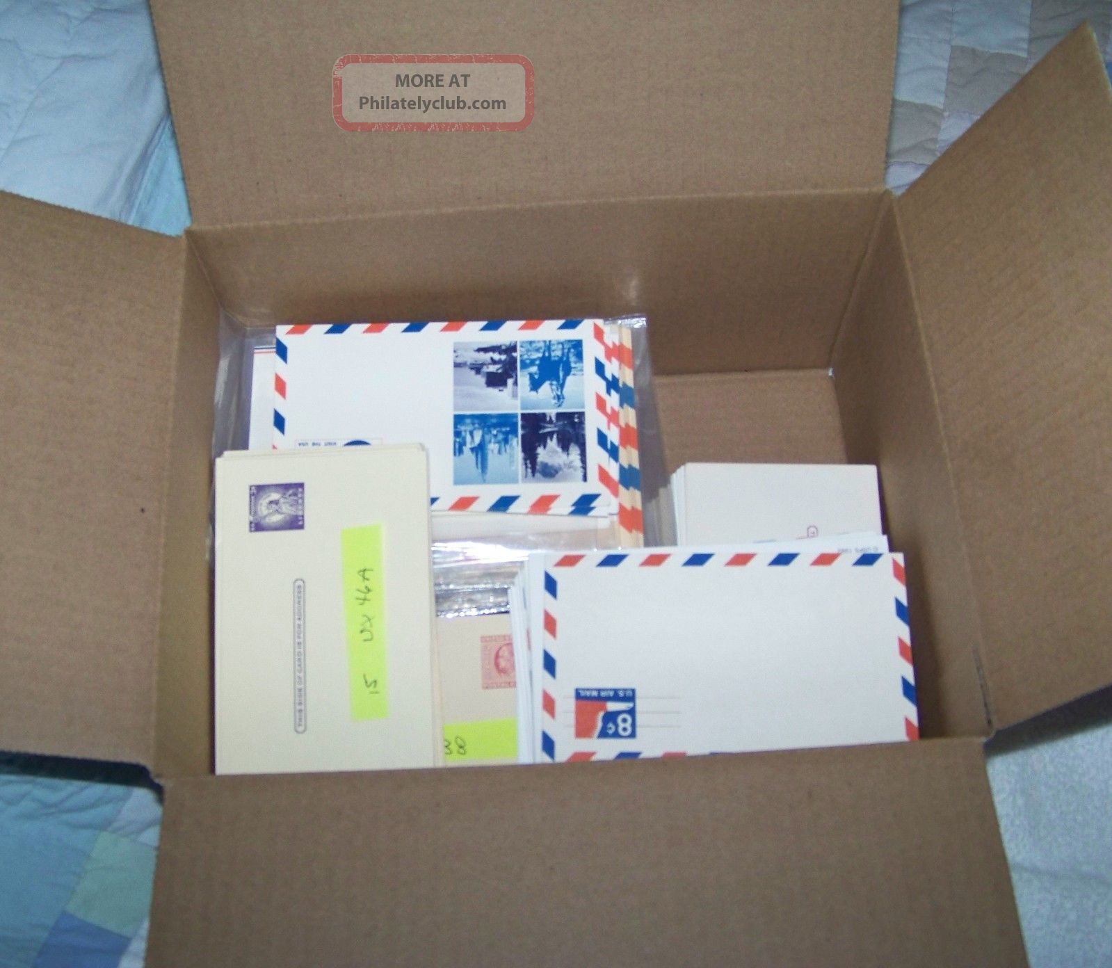 Postcards Postcards Priority Mail Medium Flat Rate Box Full Of Postcards